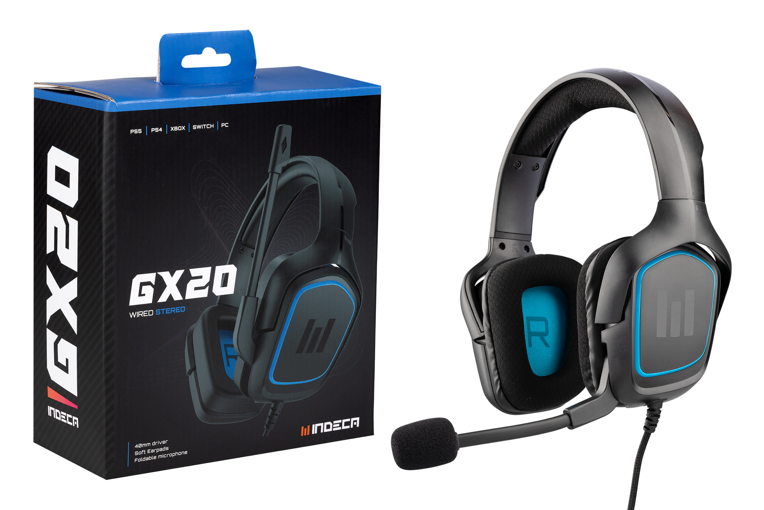 GX20 Multiplatform Headphone for PS5, PS4, XBOX, SWITCH & PC - Indeca Business